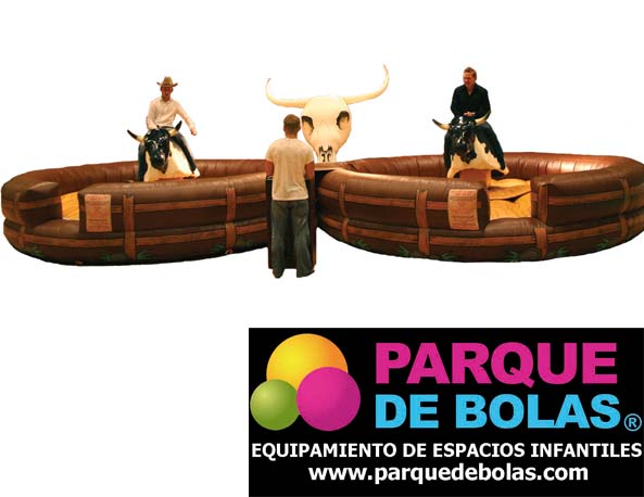 Toro Mecanico COMPETICION doble - Parquedebolas.com