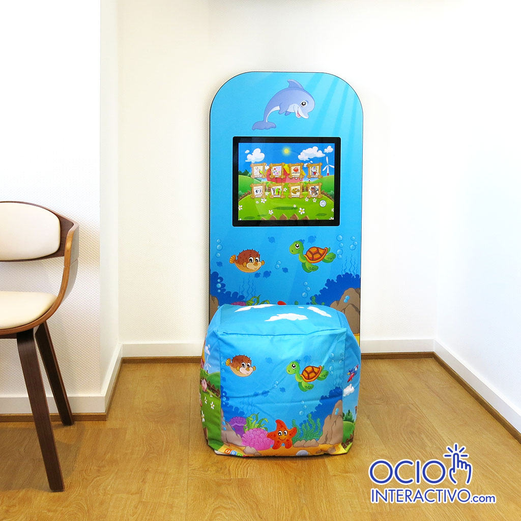 Pared interactiva tematizada 1 pantalla. - Parquedebolas.com